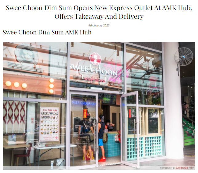 Swee Choon Dim Sum Restaurant Media - Articles, Reviews